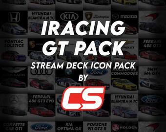 Race Deck Sim Racing Stream Deck Icon Pack - Etsy