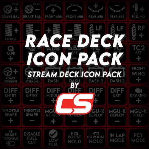 Race Deck Sim Racing Stream Deck Icon Pack - Etsy Australia