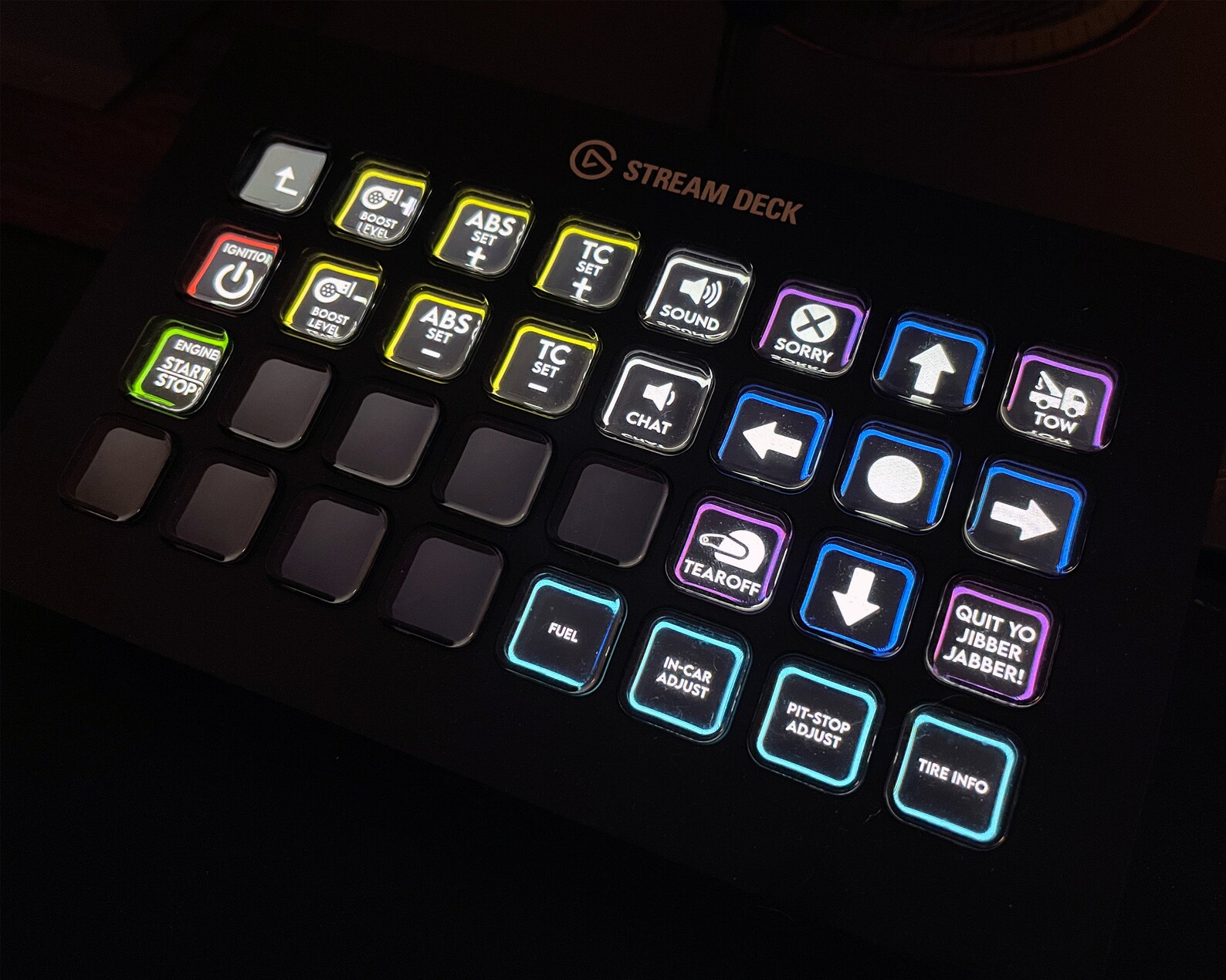 Race Deck Sim Racing Stream Deck Icon Pack | Etsy