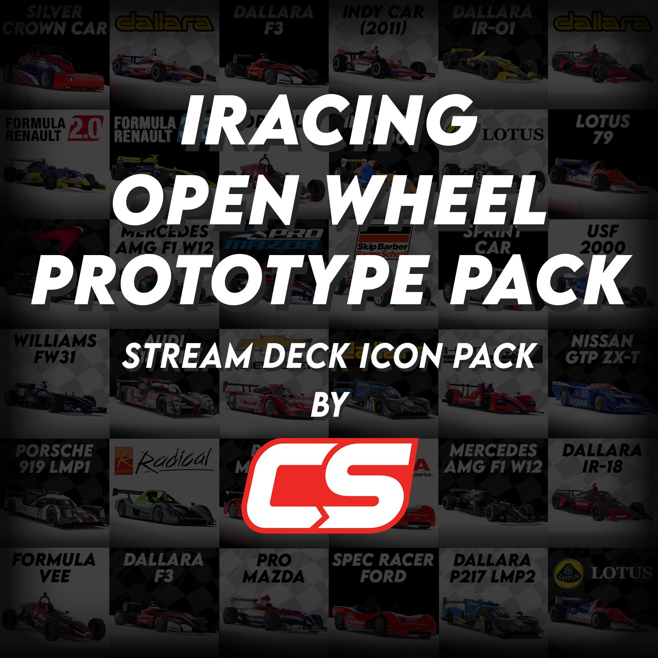 Iracing Open Wheel/prototype Folder Icon Pack Sim Racing - Etsy Australia