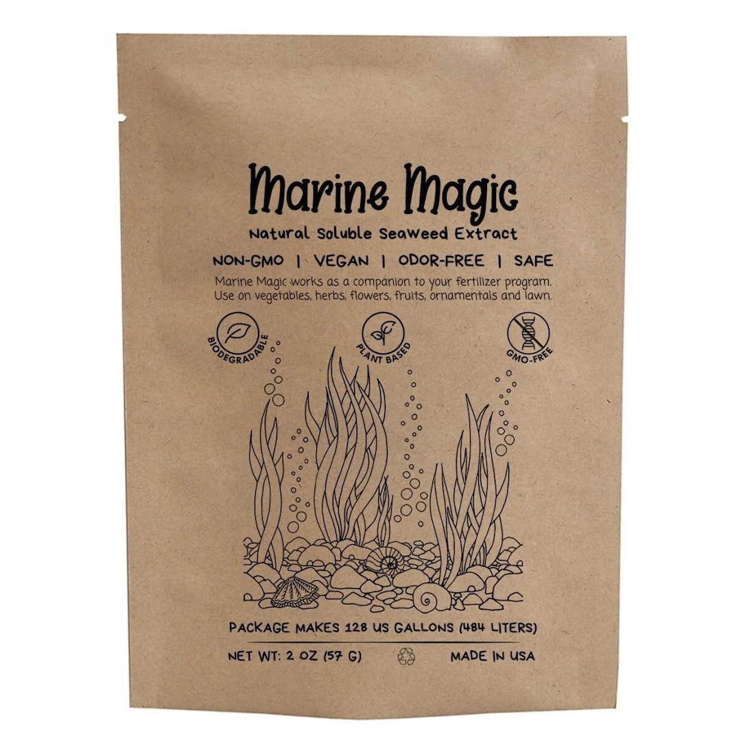 Marine Magic Organic Seaweed Extract Garden Fertilizer, Plant Growth ...