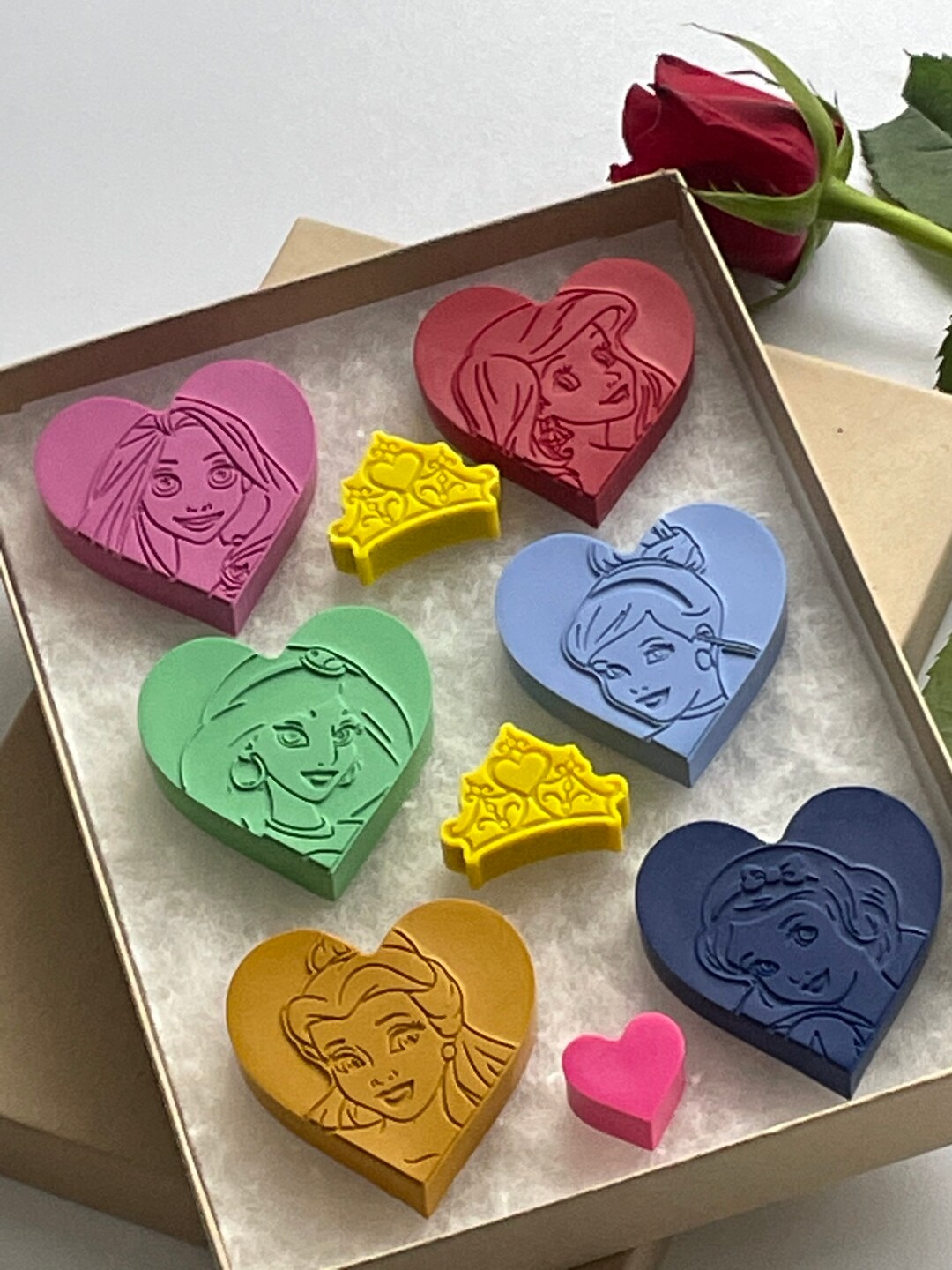 Princess Crayons, Princess Crayon Gift Set, Princess Gifts, Crayons ...