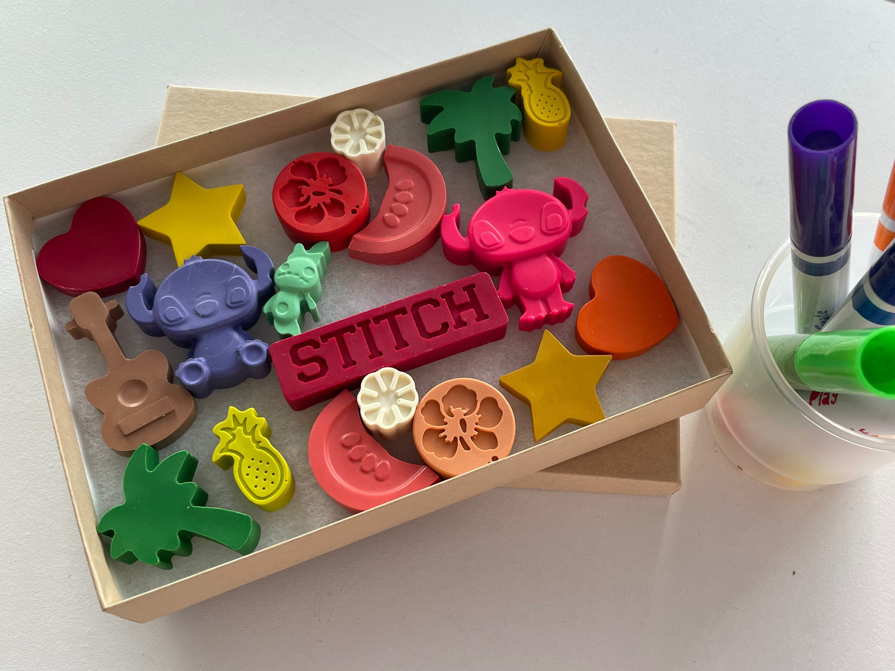 Lilo & Stitch Themed Crayons Stitchcrayon Gifts Stitch - Etsy