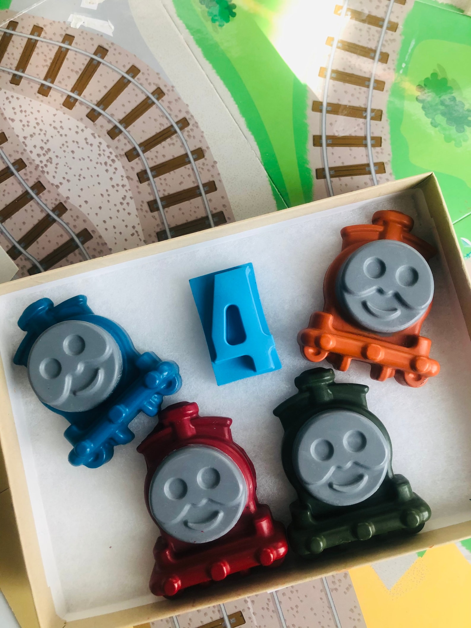 Thomas the Tank Engine Inspired Crayons - Etsy