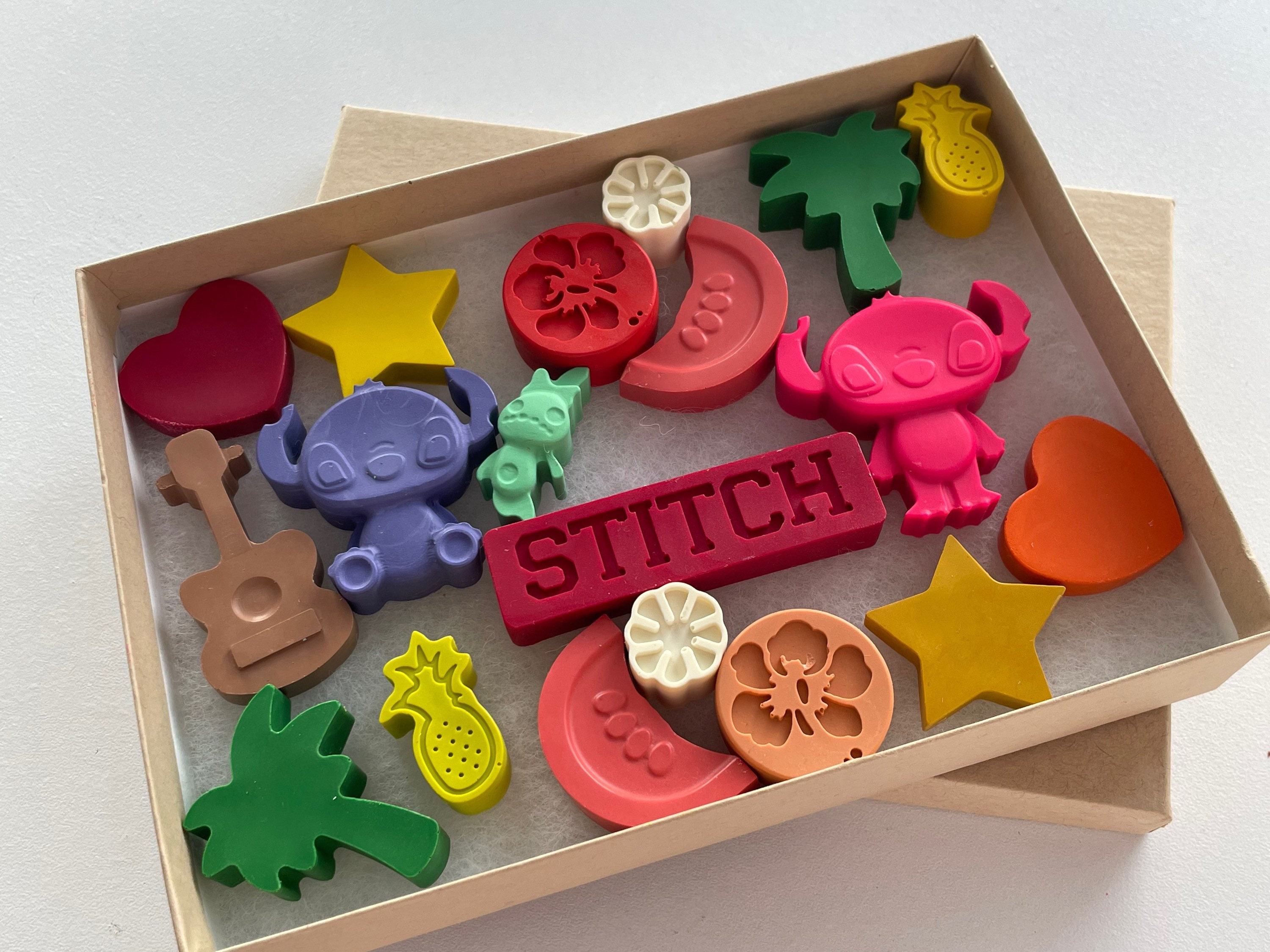 Lilo & Stitch Themed Crayons Stitchcrayon Gifts Stitch - Etsy