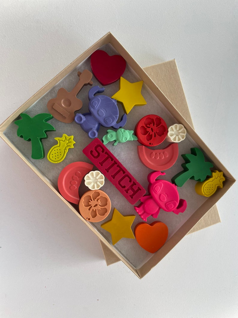 Lilo & Stitch Themed Crayons Stitchcrayon Gifts Stitch - Etsy