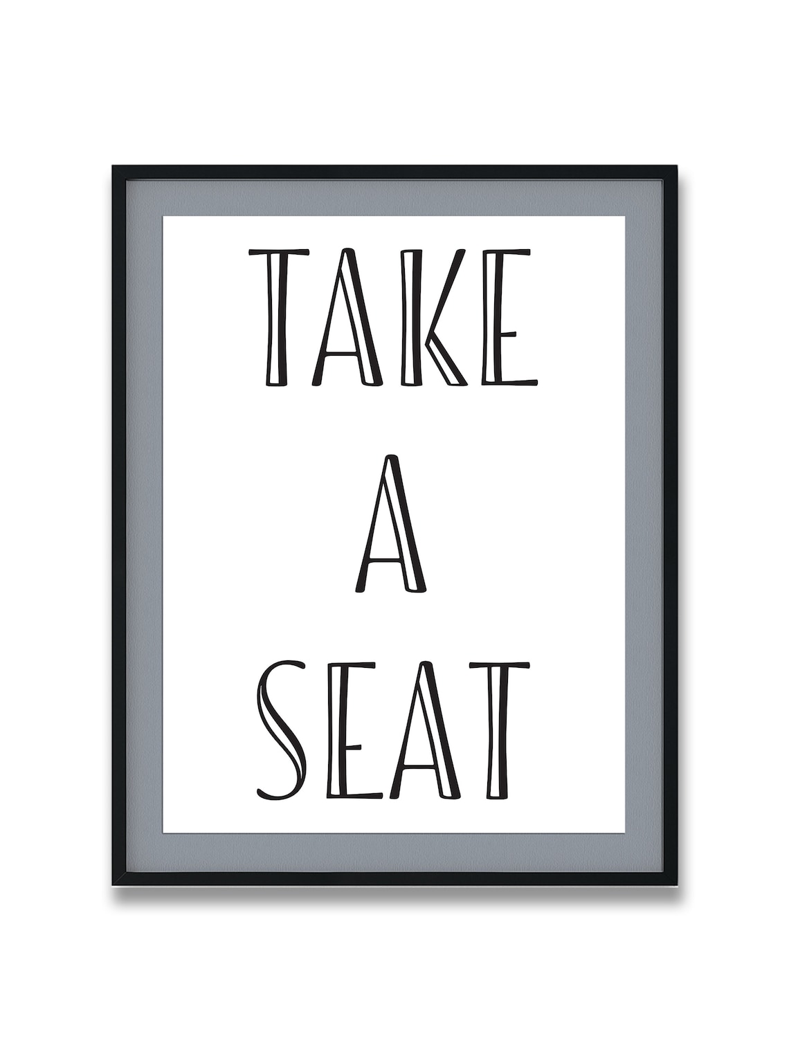 Take A Seat Printable Art | Etsy