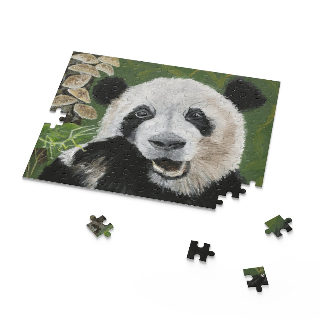 Panda Bear Animal Puzzle 120, 252, 500-piece - Etsy