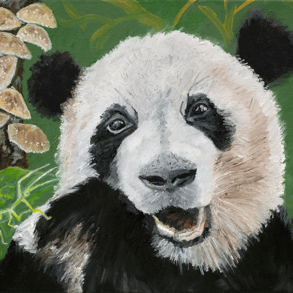 Panda Painting - Etsy