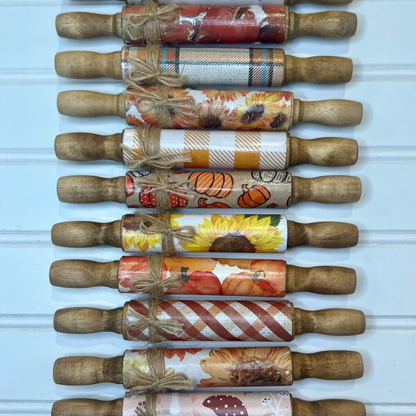 Fall Rolling Pin - Etsy