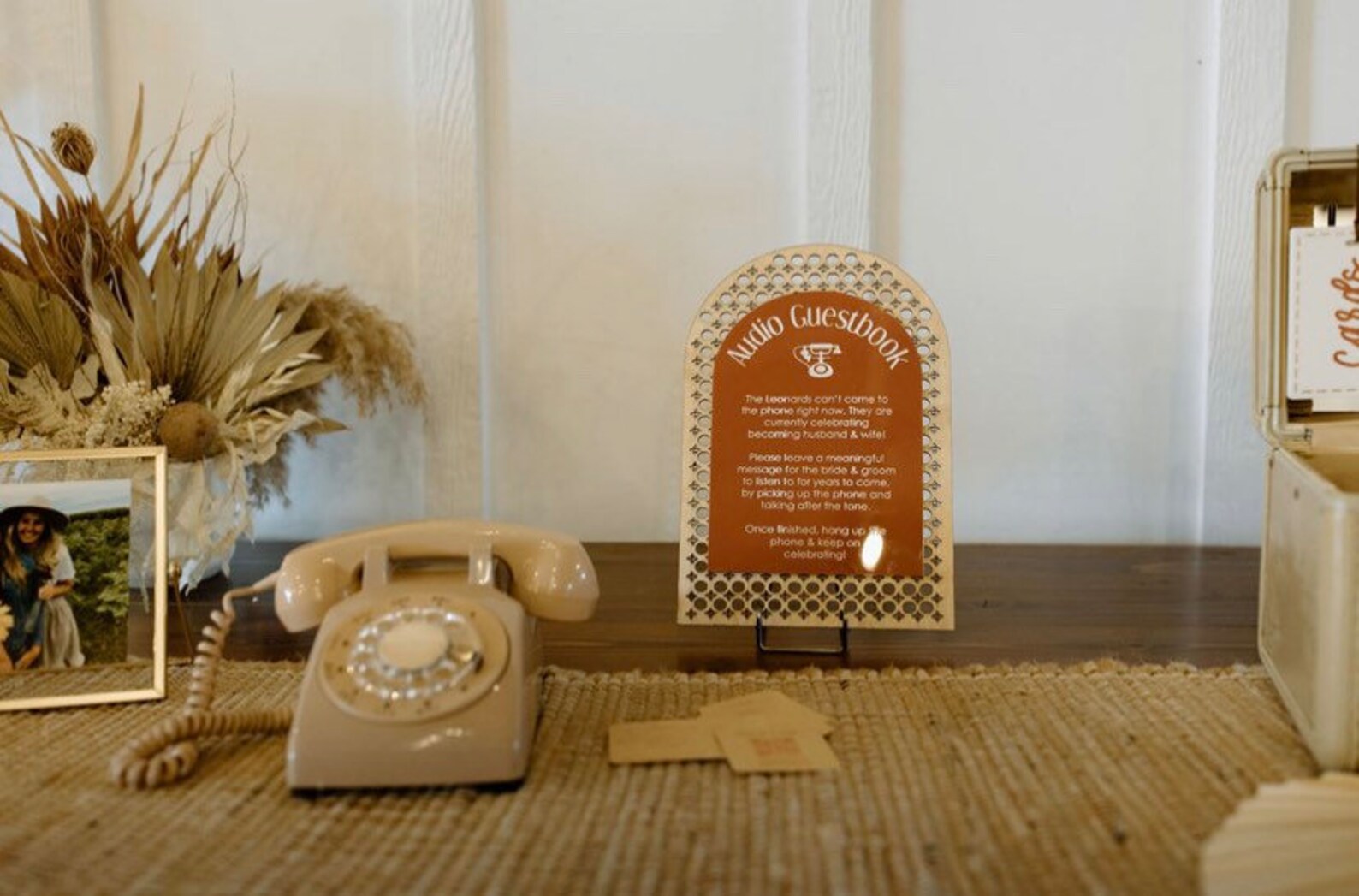 Audio Guest Book Sign Acrylic Wedding Signage Custom Wedding Guest Book ...