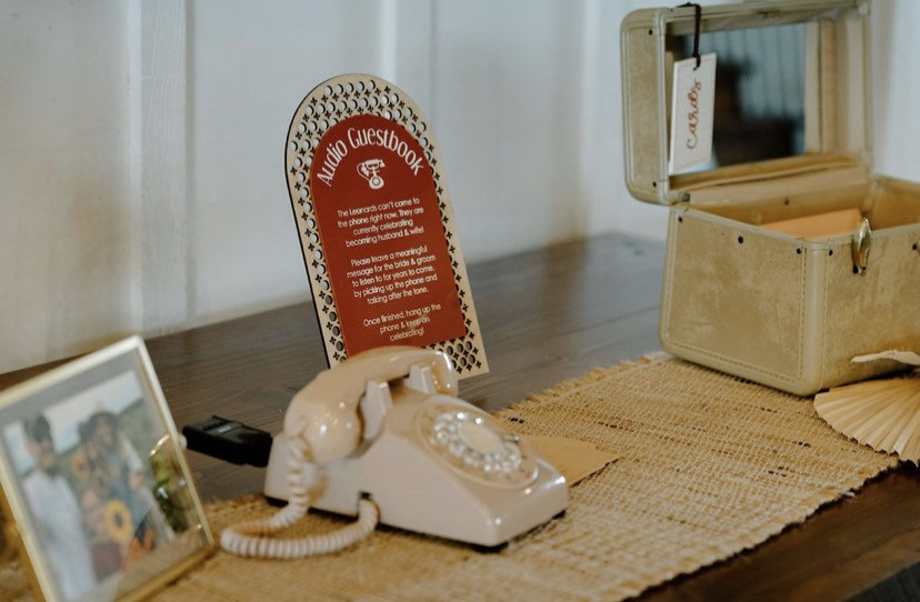 Audio Guest Book Sign Acrylic Wedding Signage Custom - Etsy