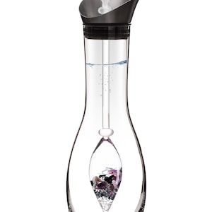 Crystal Water Carafe (decanter + Gemstone Vial) With Authentic ...