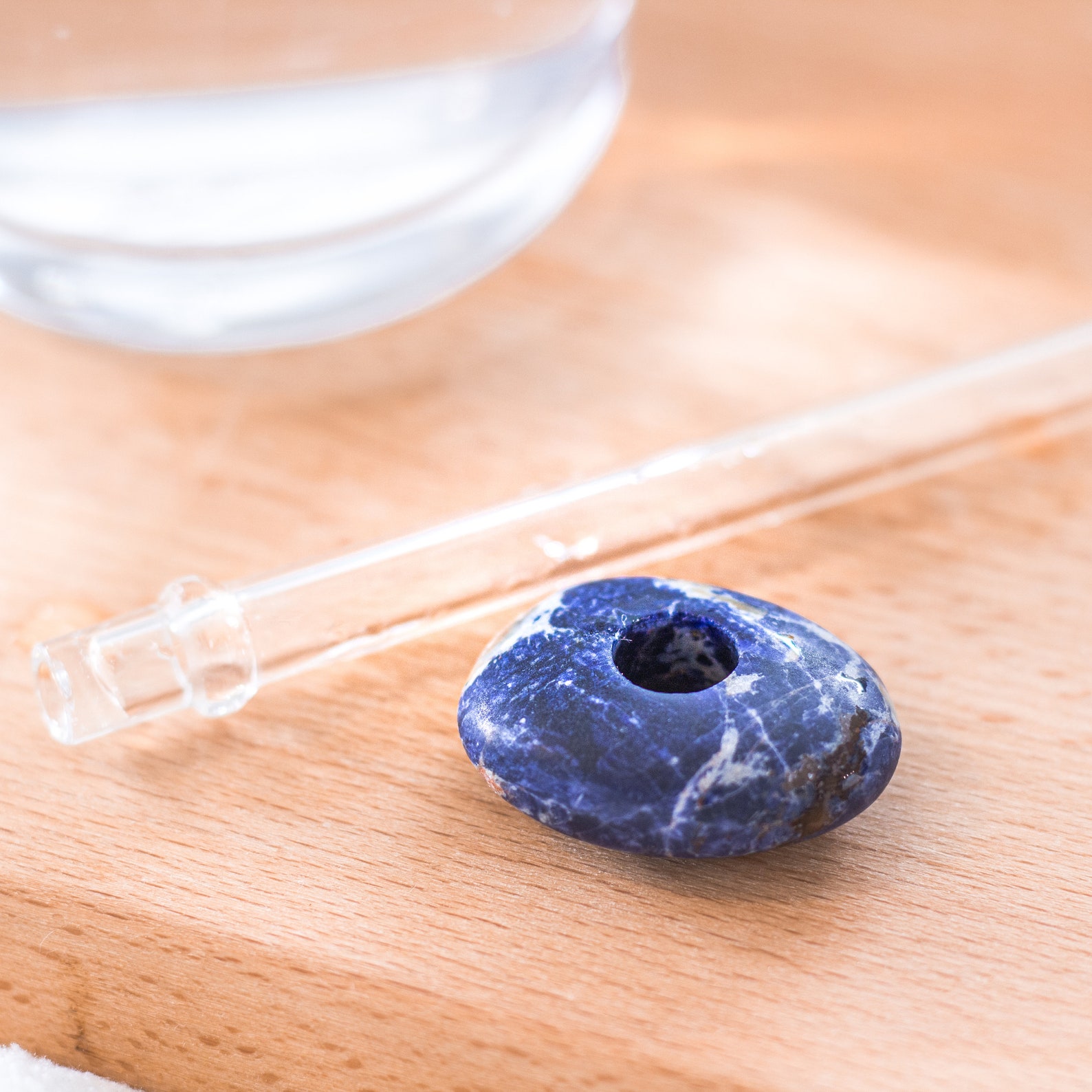 Reusable Glass Crystal Straw by Vitajuwel: Authentic Gemstone, Bamboo ...