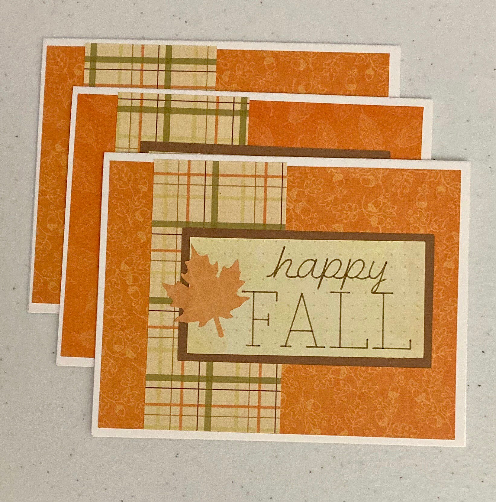 Set of 6 Fall Greeting Note Cards With Envelopes - Etsy