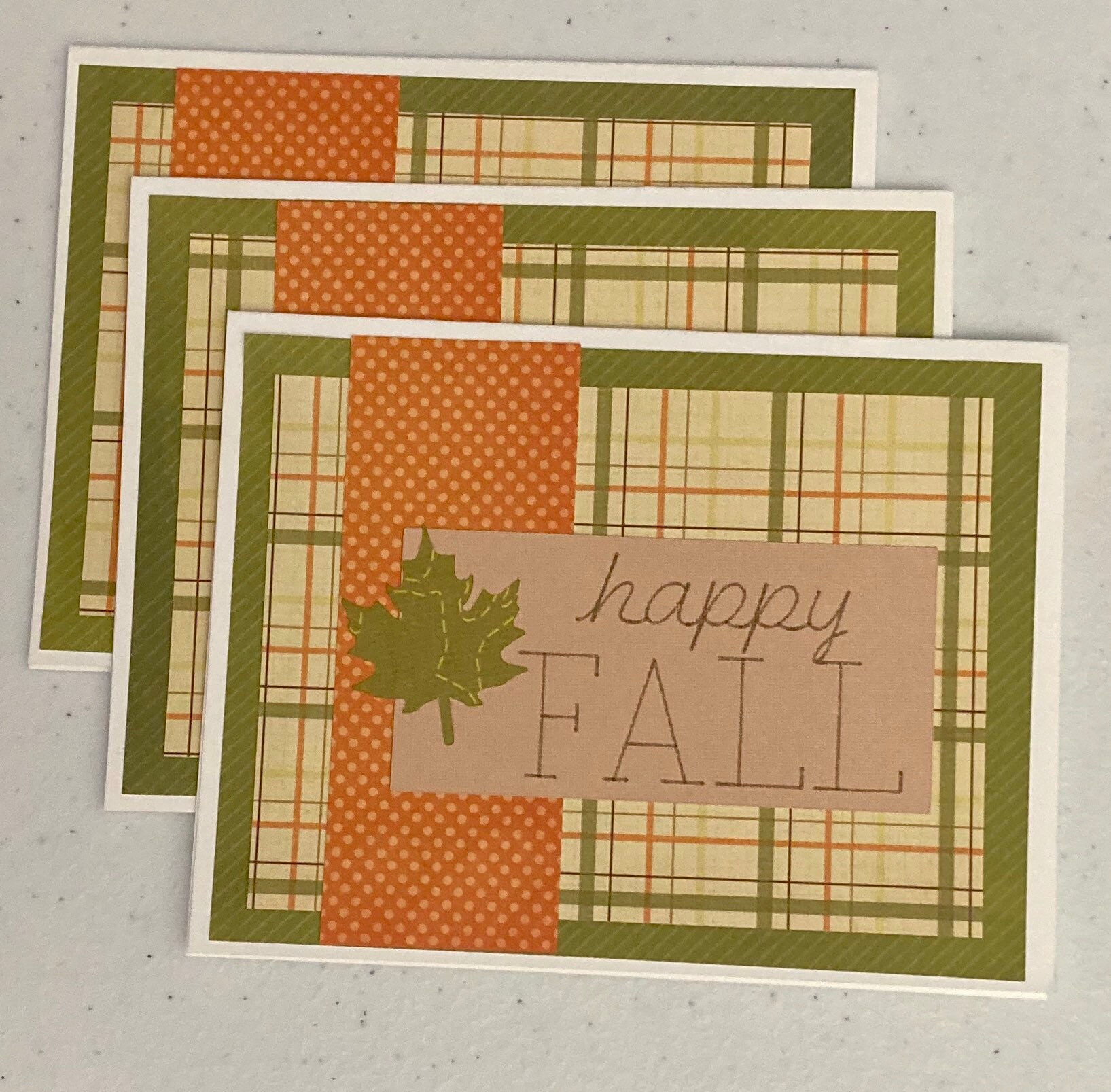 Set of 6 Fall Greeting Note Cards With Envelopes - Etsy
