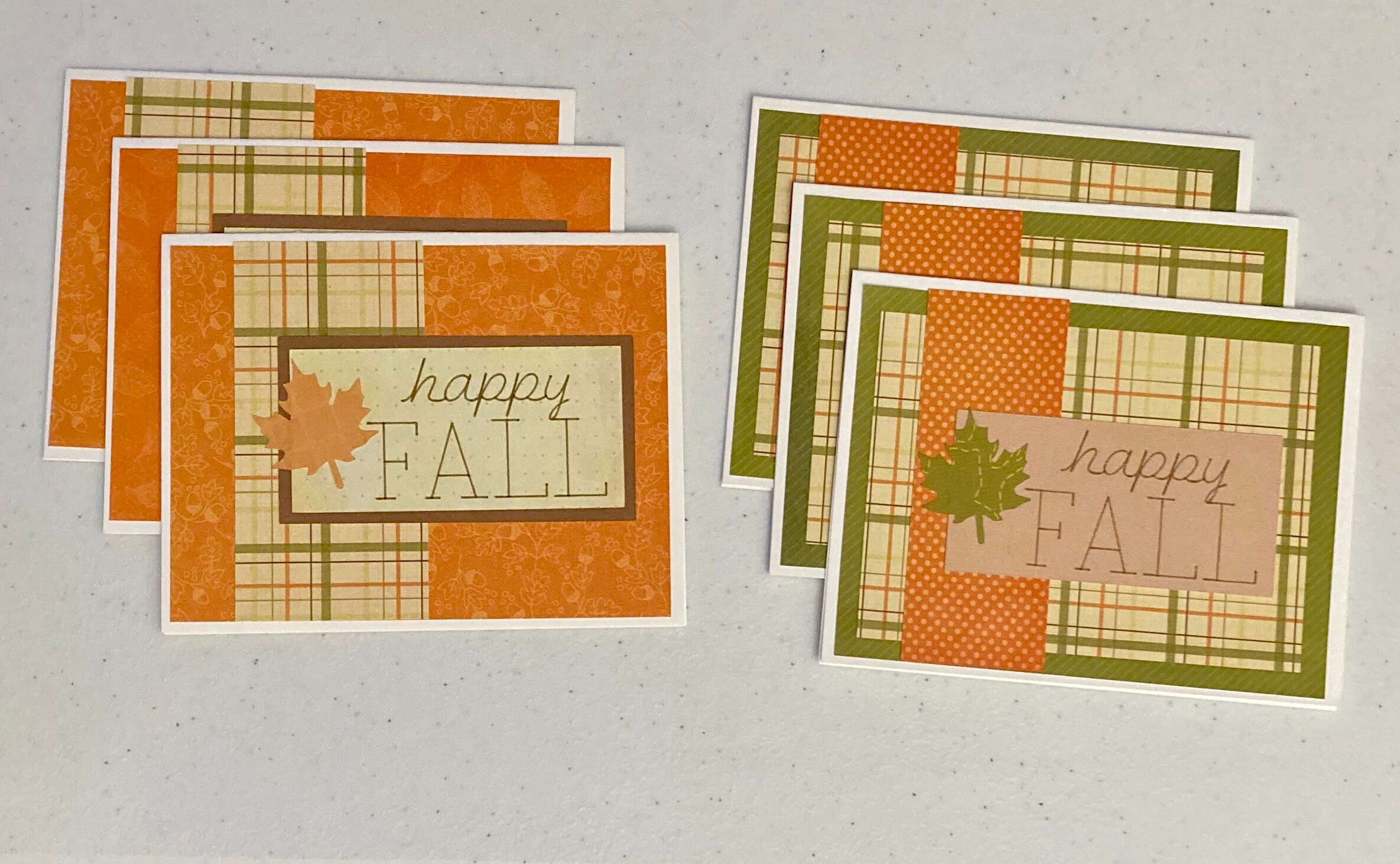 Set of 6 Fall Greeting Note Cards With Envelopes - Etsy