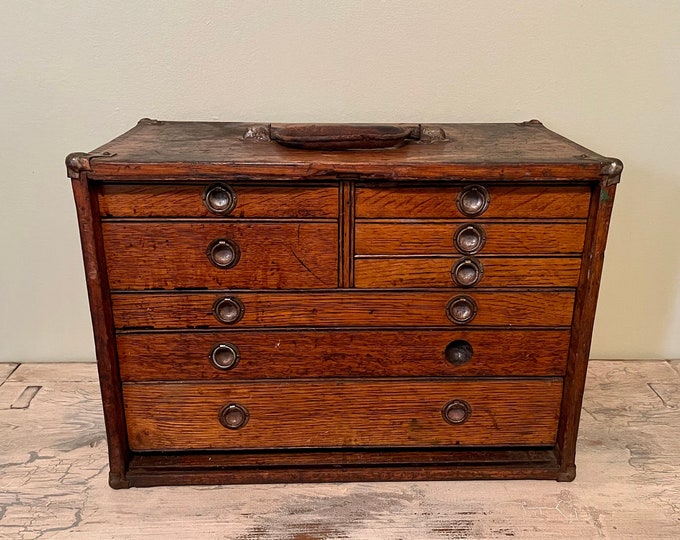 Machinist Chest, Vintage Machinist Chest, Tool Chest, Tool Chest With ...