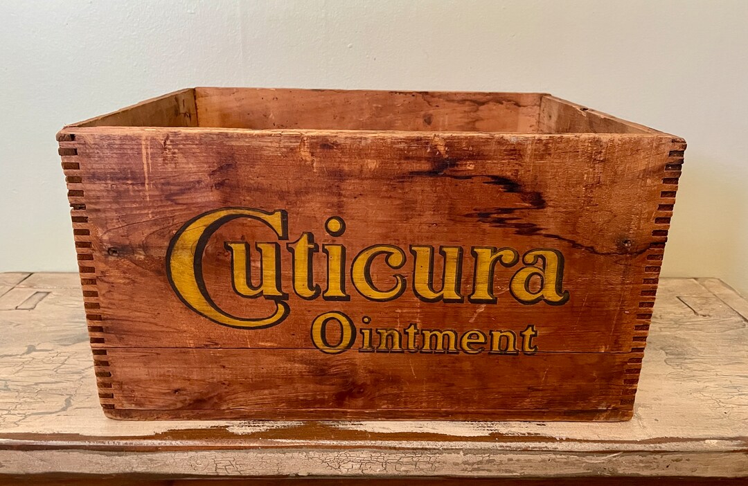 Cuticura Ointment Crate, Potter Drug & Chemical Corp, Boston, MA ...