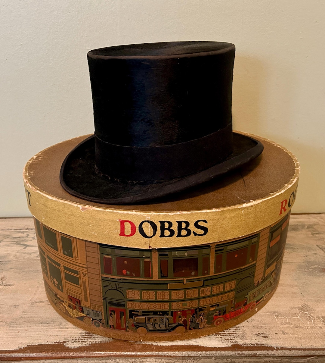 Vintage Pemberton Top Hat, Antique Top Hat, Regent Street London Top ...