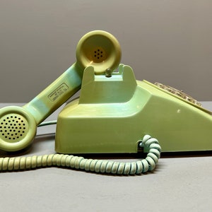 Vintage Green Telephone, Vintage Green Phone, Telephone, Vintage ...