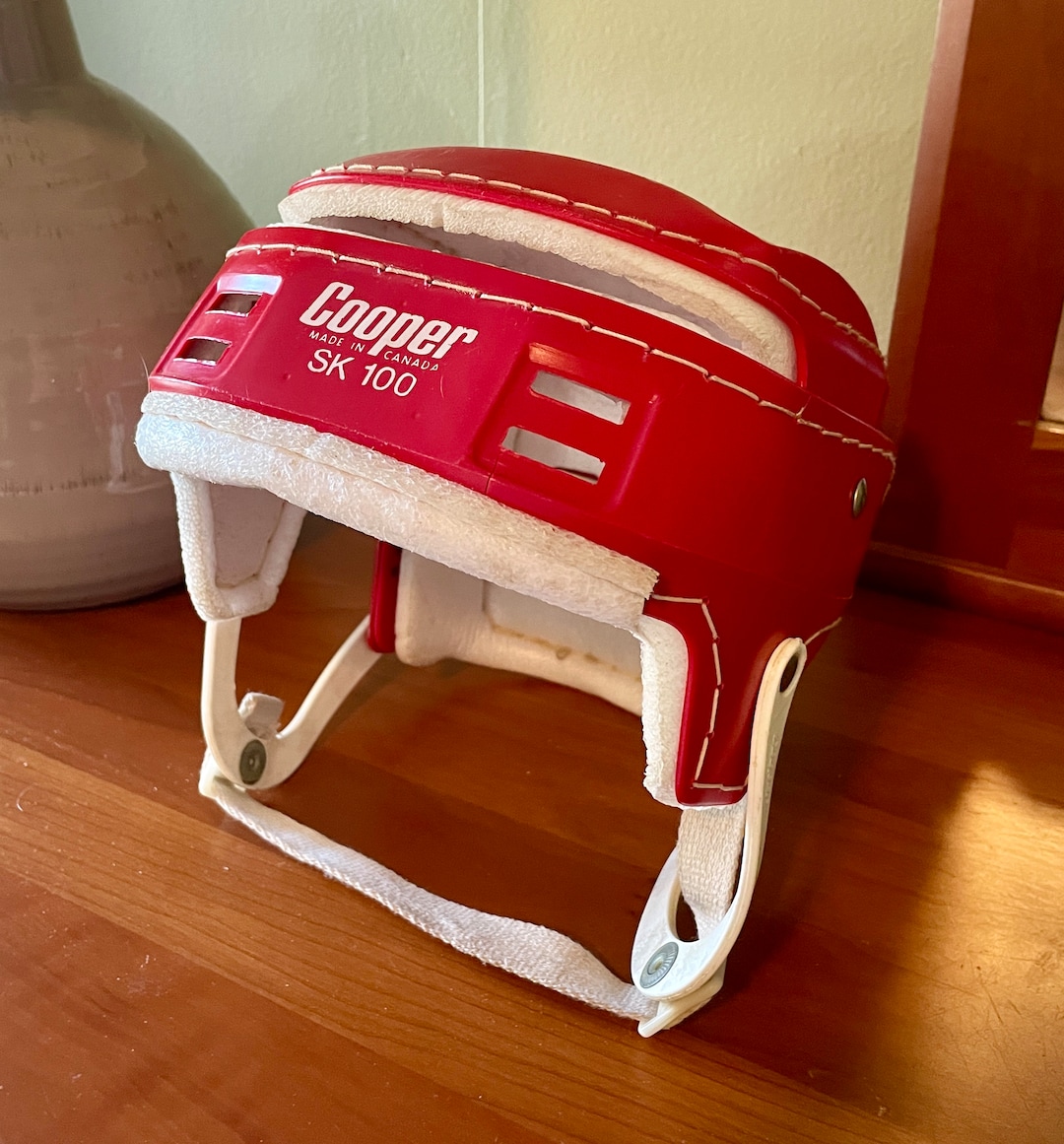Hockey Helmet, Vintage Hockey Helmet, Cooper Hockey Helmet, Cooper ...
