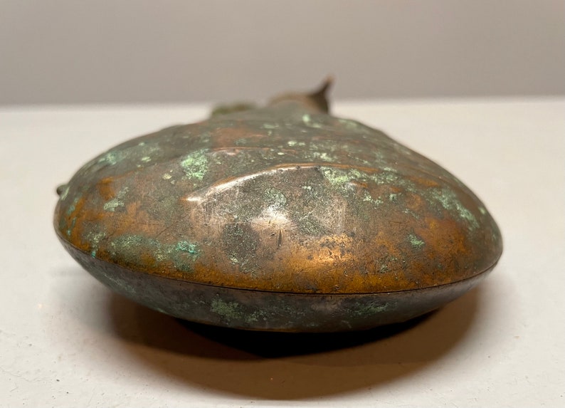 Vintage Brass Powder Flask Brass Powder Horn 1850's - Etsy