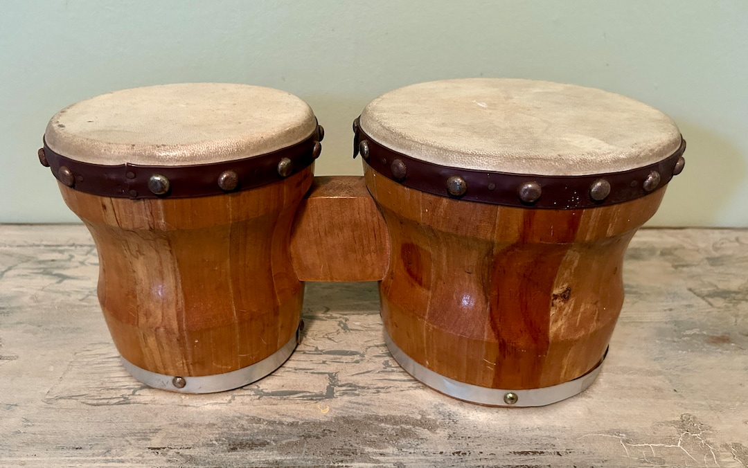 Vintage Drums, Bongo Drums, Bongo, Vintage Bongo Drums, Wood Bongo ...