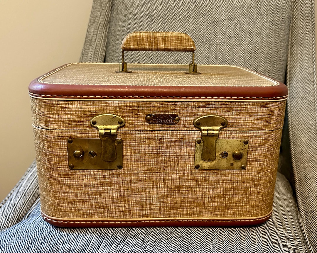 Suitcase, Luggage, Vintage Train Case, Vintage Suitcase, Vintage ...