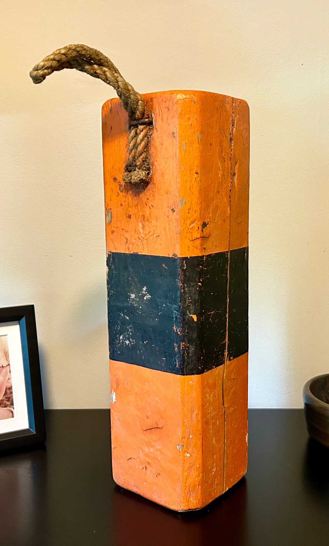 Bouy, Vintage Bouy, Nautical Bouy, Wooden Bouy, Wood Bouy, Beach House ...