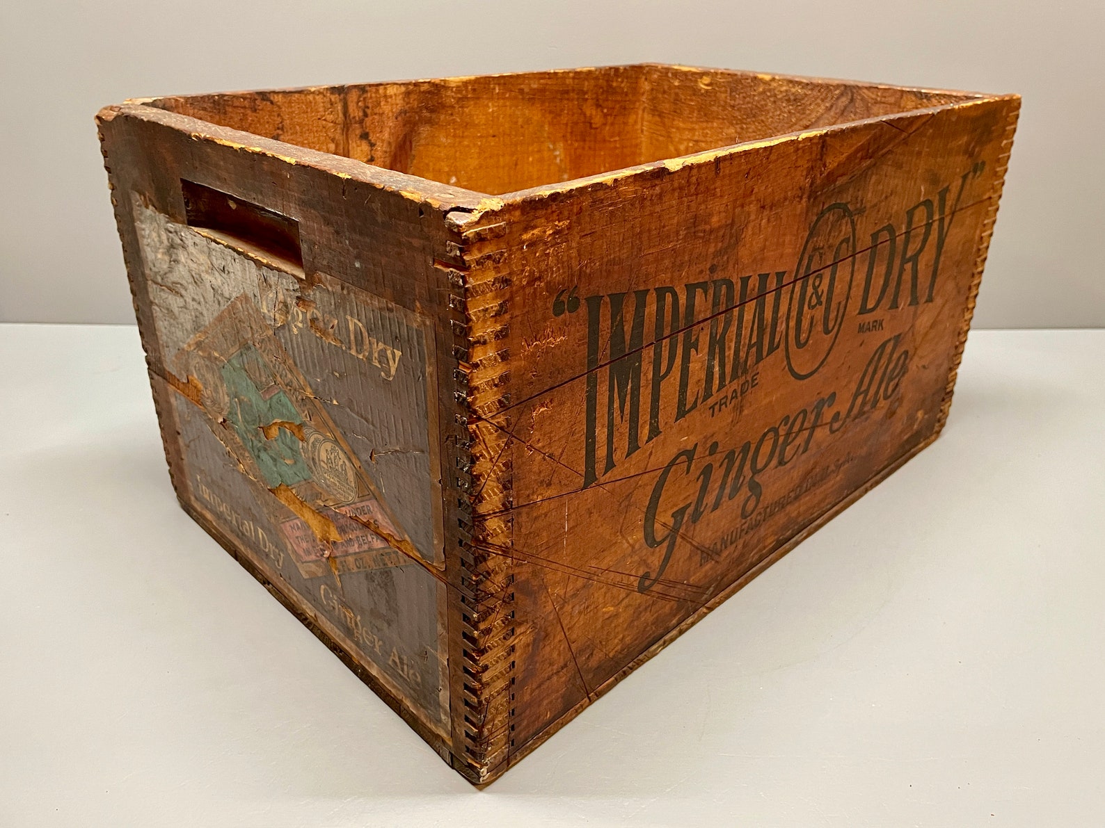 Imperial Dry Ginger Ale, Vintage Imperial Dry Ginger Ale Crate ...
