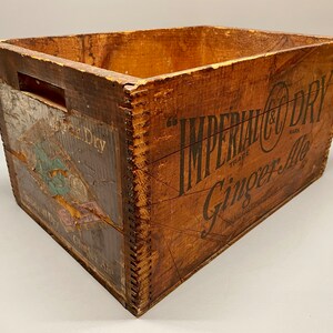 Imperial Dry Ginger Ale, Vintage Imperial Dry Ginger Ale Crate ...