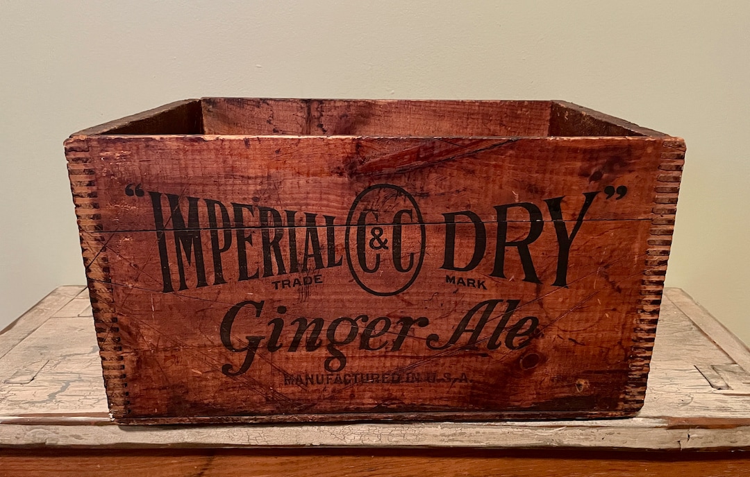 Imperial Dry Ginger Ale, Vintage Imperial Dry Ginger Ale Crate ...