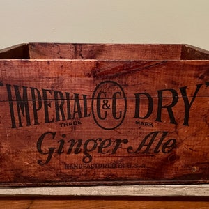 Imperial Dry Ginger Ale, Vintage Imperial Dry Ginger Ale Crate ...