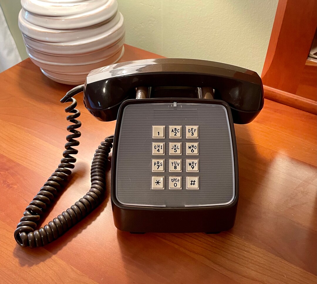 Vintage Telephone, Vintage Phone, Vintage Touch Tone Phone, Touch Tone ...