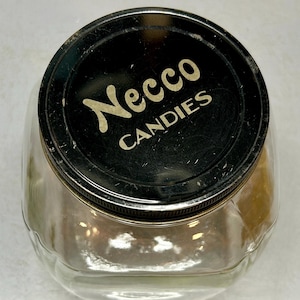 Necco, Necco Candies Jar, Vintage Necco Candies Glass Jar, Necco Peach ...