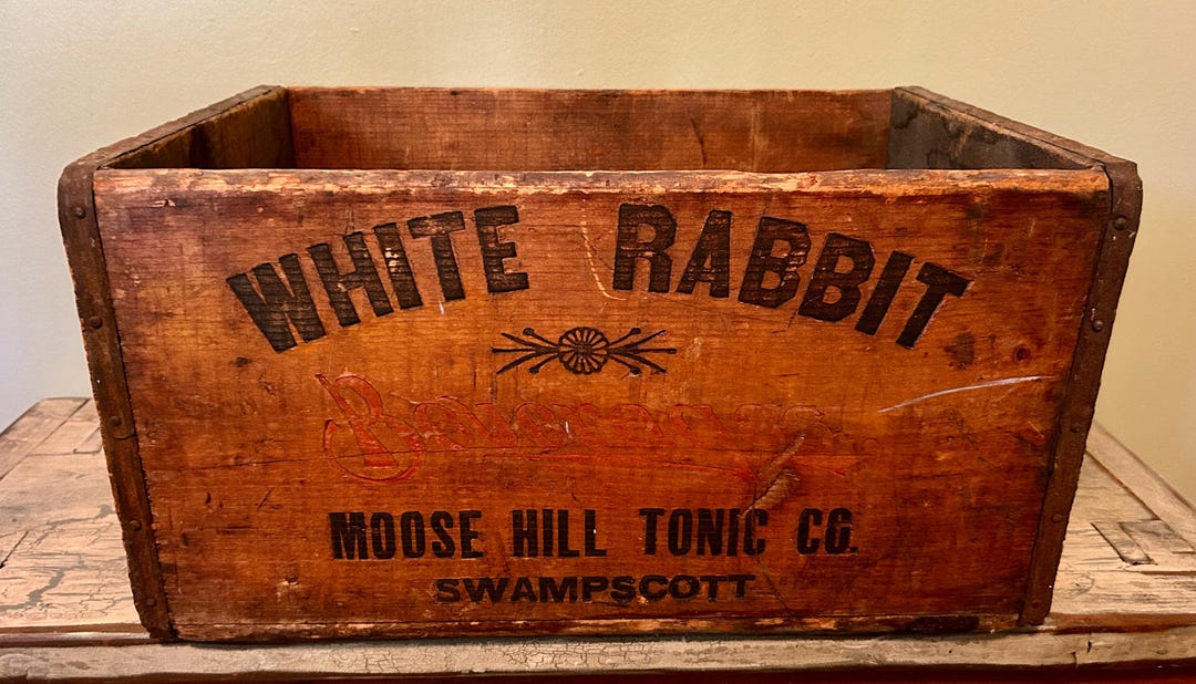White Rabbit, Moose Hill Tonic Co., Swamscott, Vintage White Rabbit ...
