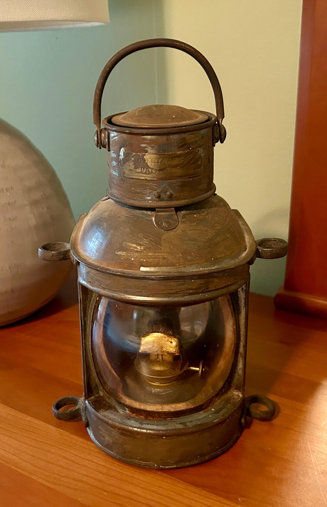 Overtaking Latern, Vintage Overtaking Oil Lamp, Lantern, Vintage ...