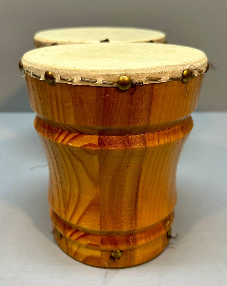 Vintage Drums, Bongo Drums, Bongo, Vintage Bongo Drums, Wood Bongo ...