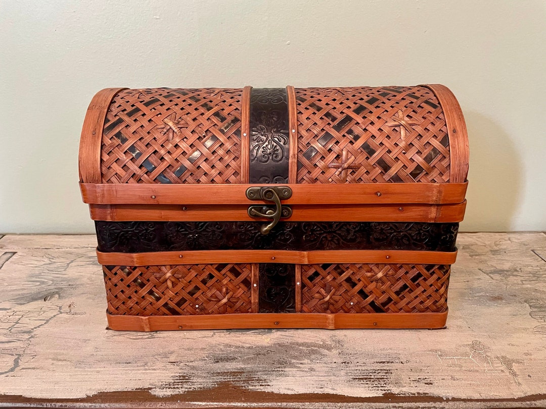 Vintage Chest Vintage Trunk Small Chest Storage Case - Etsy