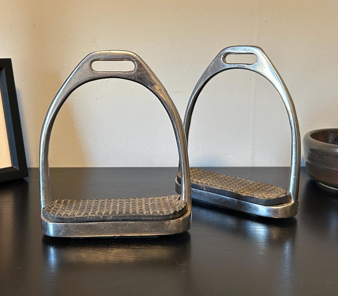 Metal Horse Stirrups, Horse Stirrups, Stirrups, Barn Decor, Farmhouse ...