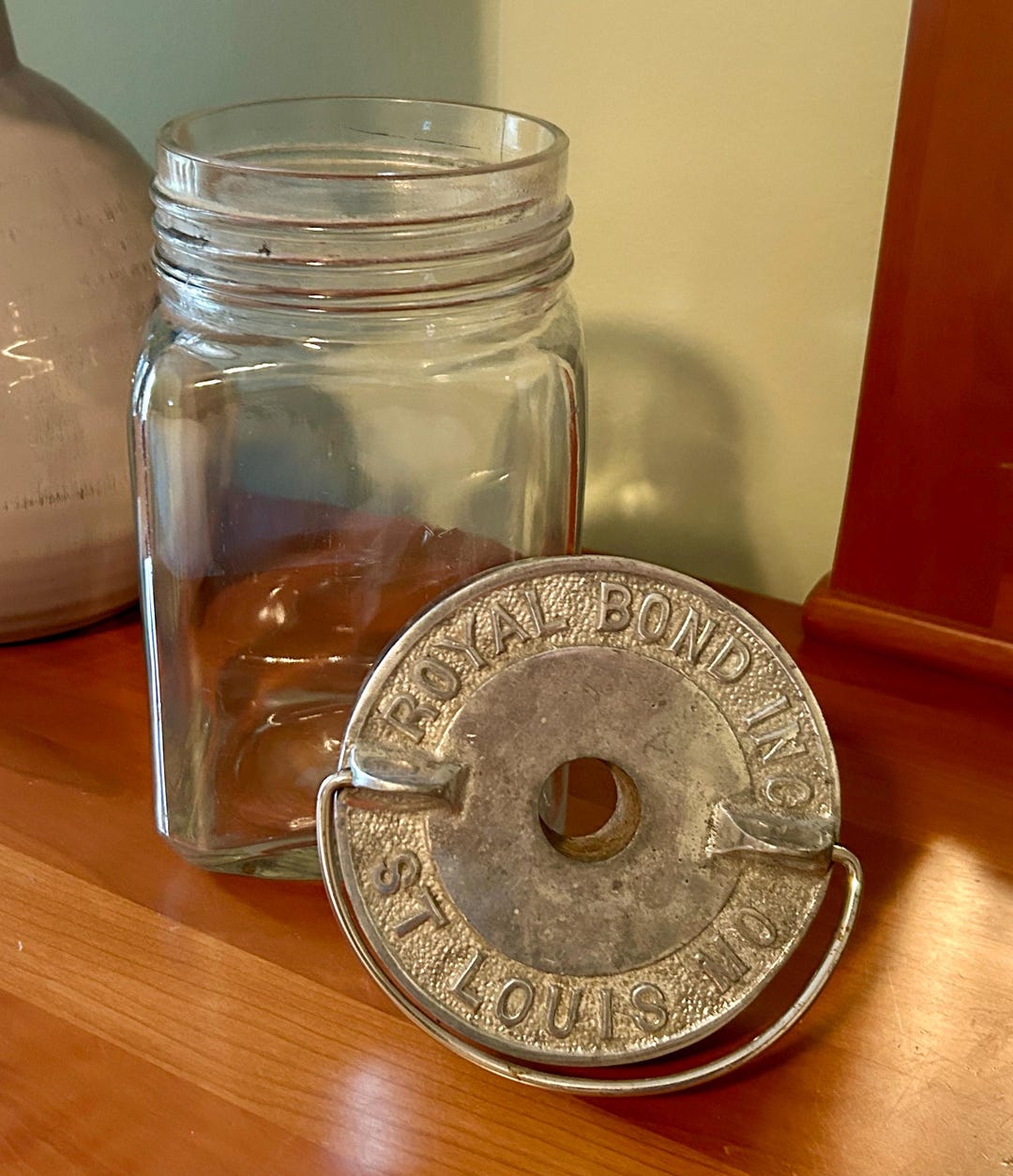 Embalming Fluid Jar, Royal Bond Inc Embalming, Funeral Home, Mortuary ...