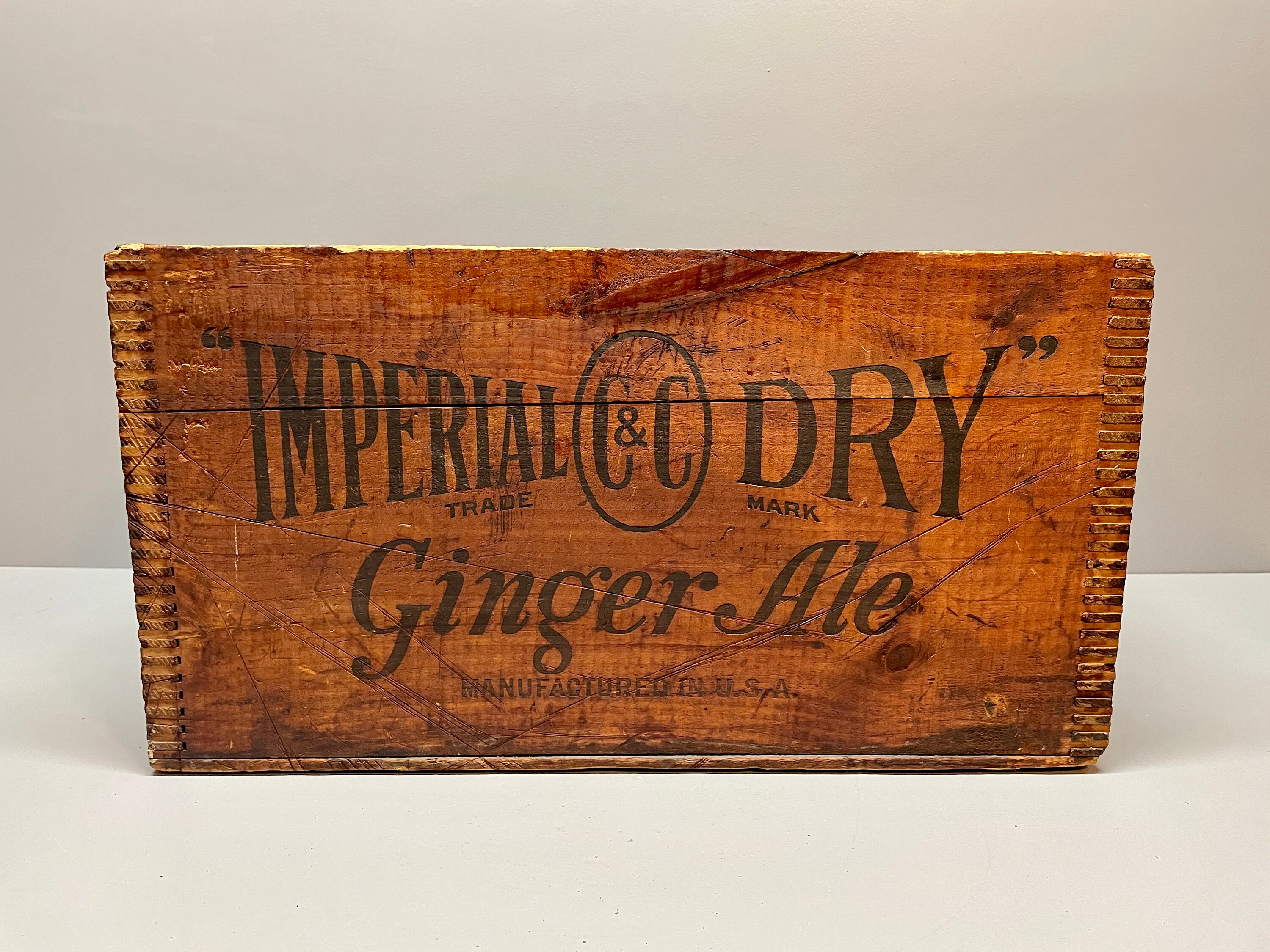 Imperial Dry Ginger Ale, Vintage Imperial Dry Ginger Ale Crate ...