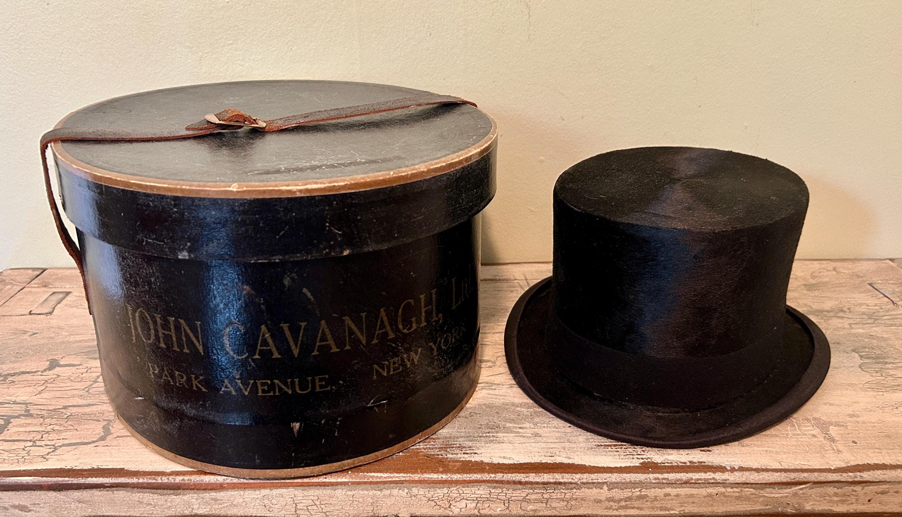 Vintage Top Hat, Antique Top Hat, John Cavanagh Top Hat, New York Top ...