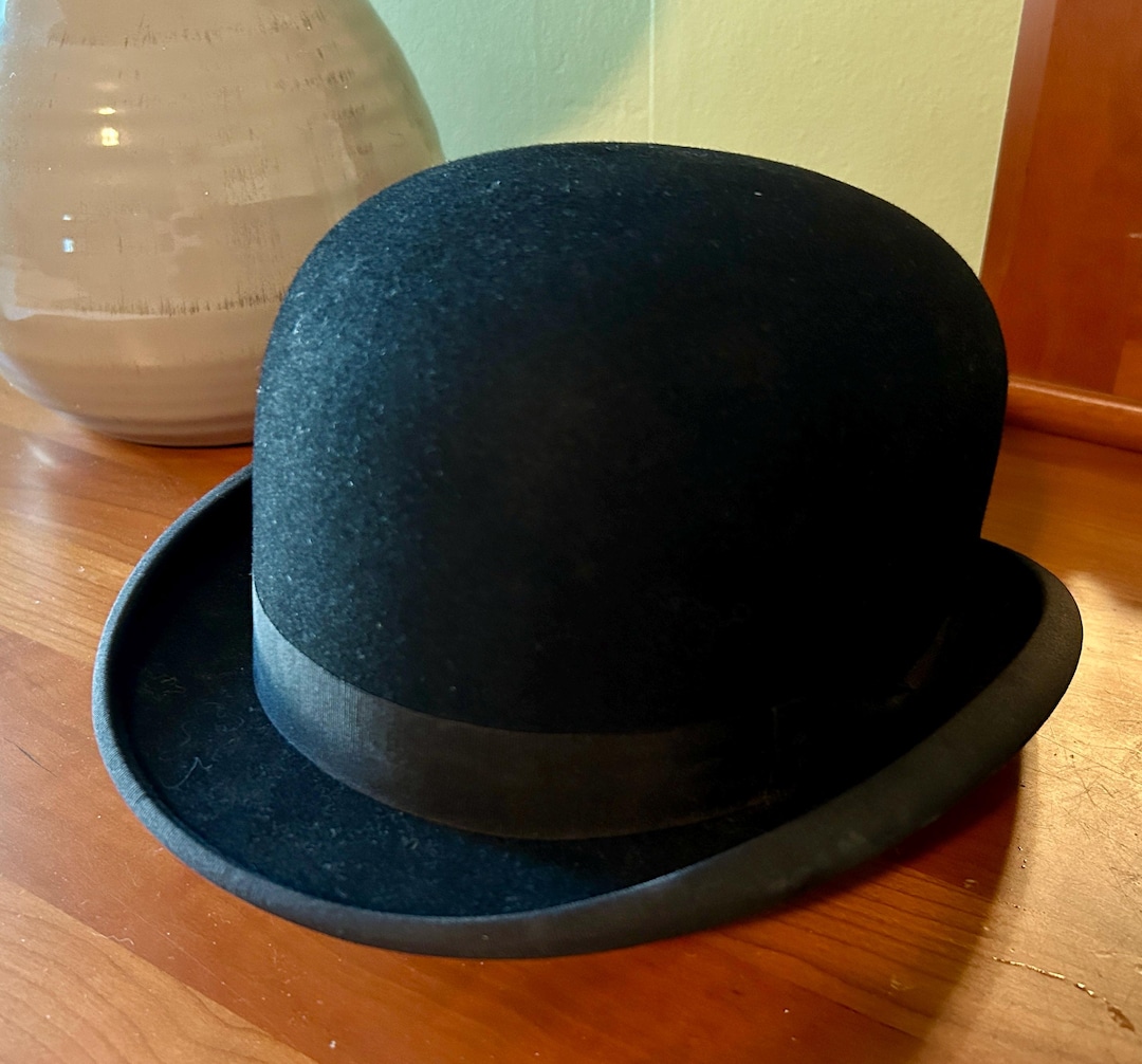 Vintage Bowler Hat, Antique Bowler Hat, Bowler Hat, Henry Heath Bowler ...