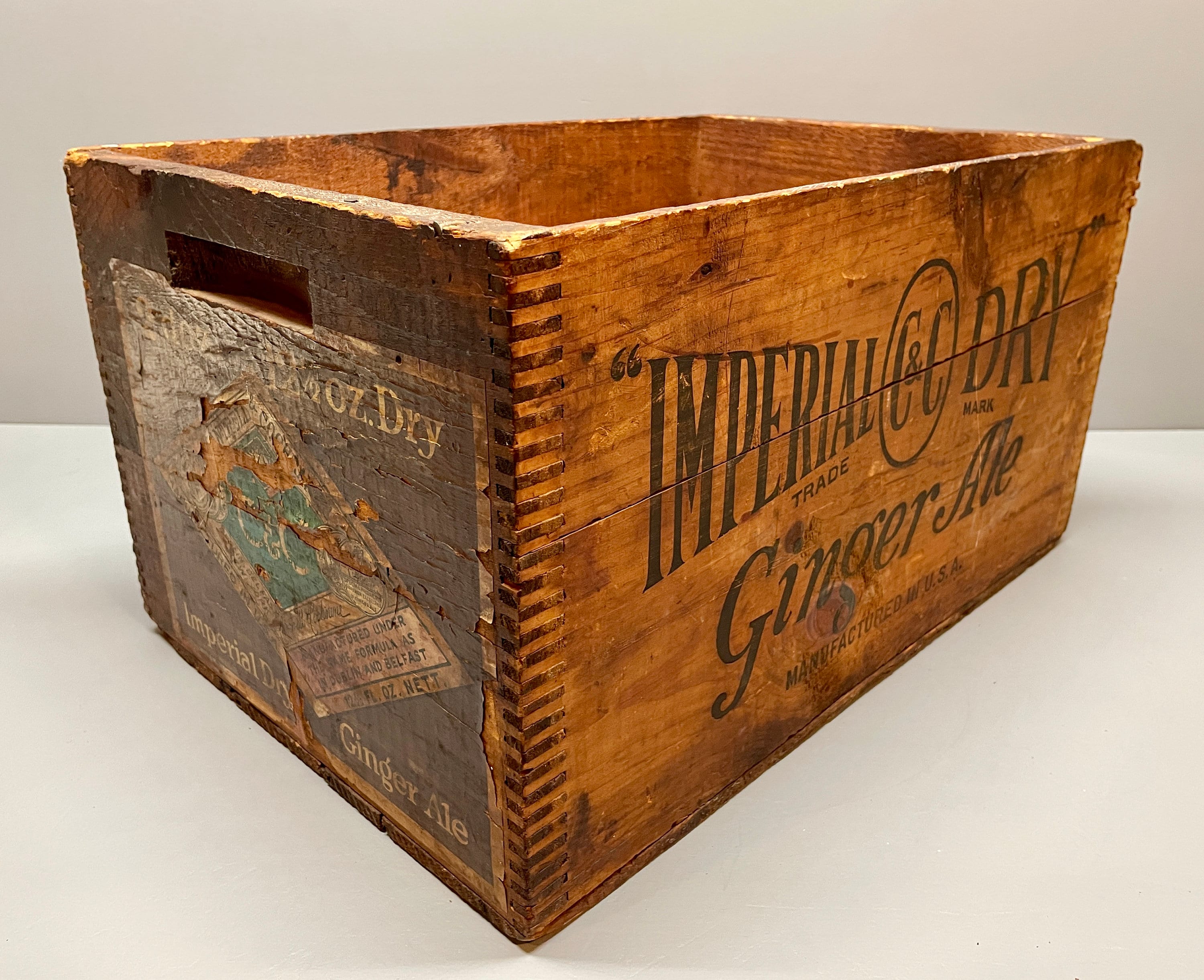 Imperial Dry Ginger Ale, Vintage Imperial Dry Ginger Ale Crate ...