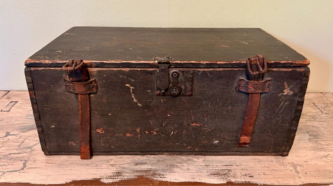 Small Storage Chest, Storage Trunk, Wooden Chest, Book Storage ...