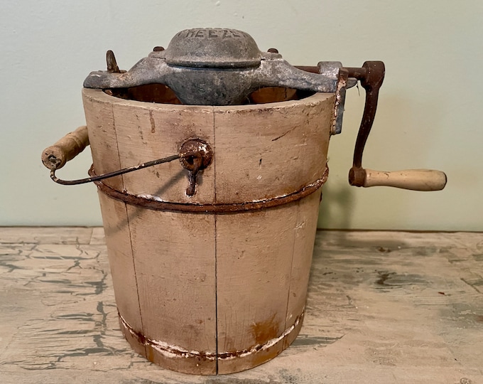 Vintage Ice Cream Maker, Zero Ice Cream Freezer, Vintage Ice Cream ...