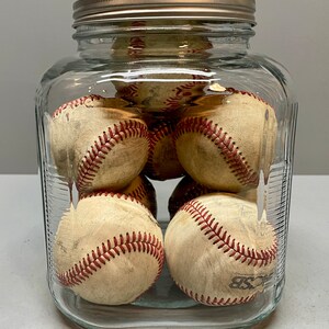 Vintage Baseballs, Jar of Baseballs, Baseballs, Vintage Sports, Boys ...