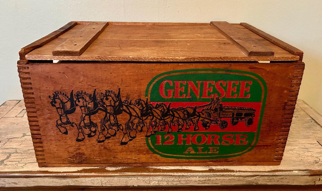 Genesee 12 Horse Ale, Genesee Beer Crate, Vintage Genesee, Rochester NY ...